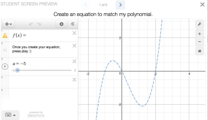 Quadratics and Polynomials on Desmos AB – Designated Deriver